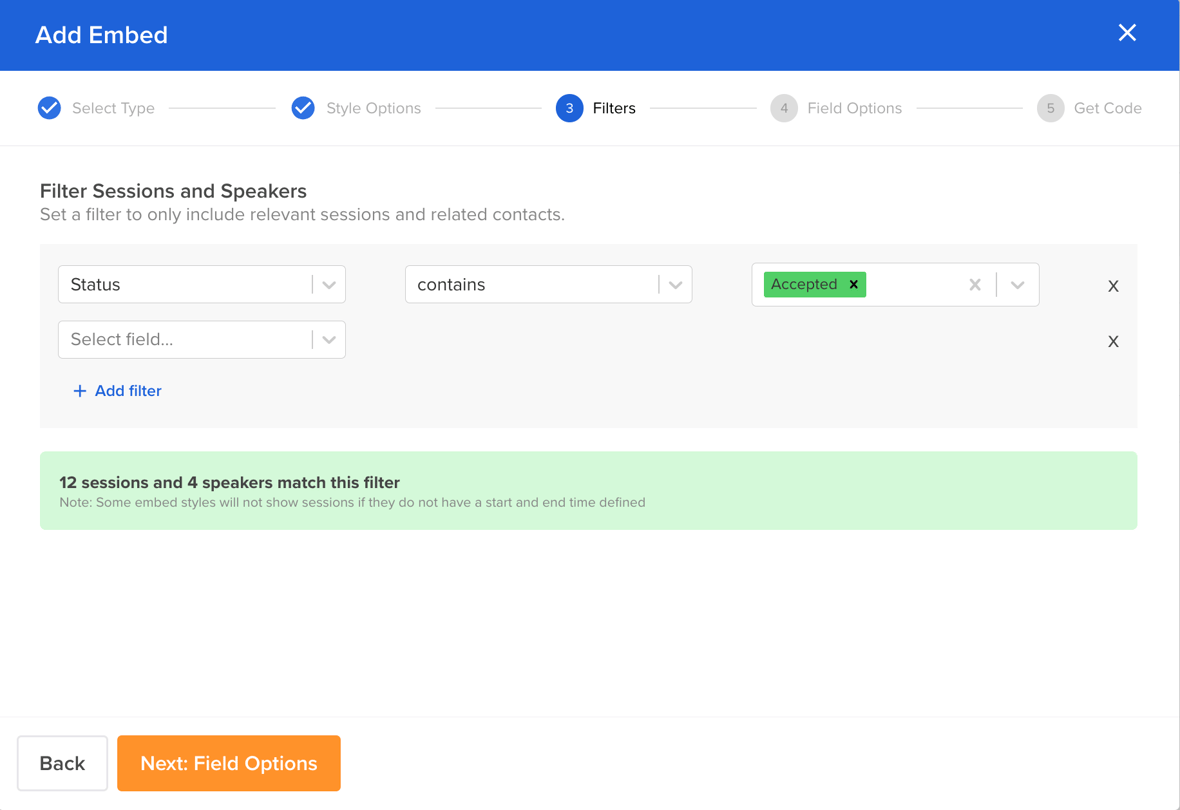 Agenda & Speaker Embeds